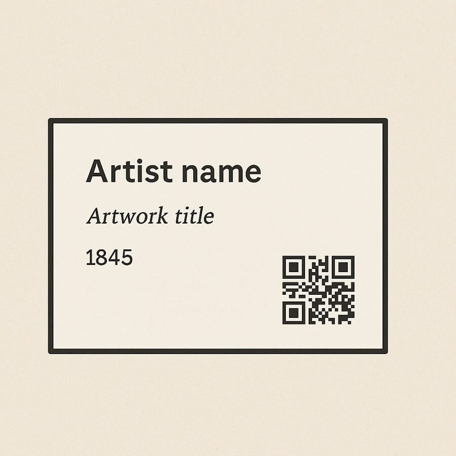 Art Gallery Labels: Create Effective Artwork Labels [Guide] | AWM